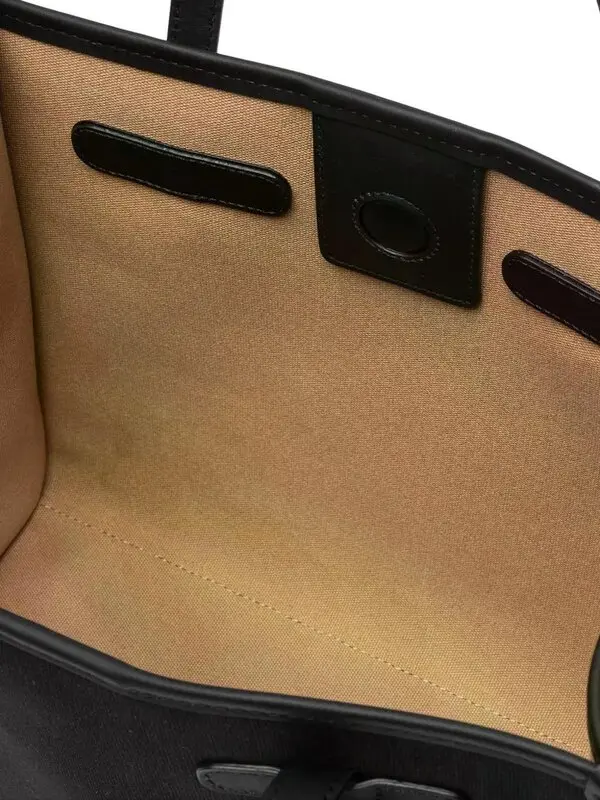 GIANNI CHIARINI Marcella Leather Trim Shopping Tote - Black