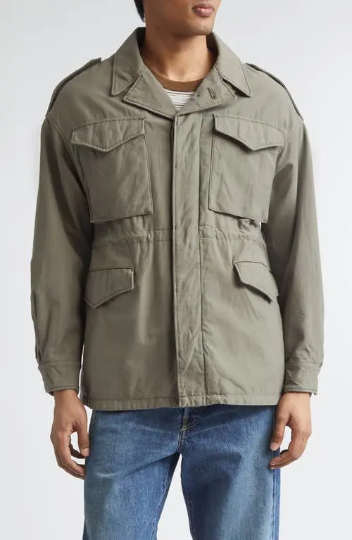 Visvim Achse Cotton & Nylon Field Jacket - Olive