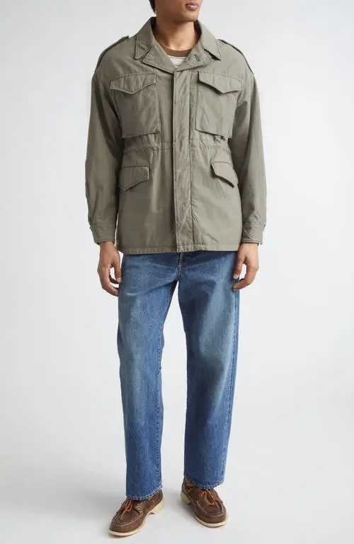 Visvim Achse Cotton & Nylon Field Jacket - Olive