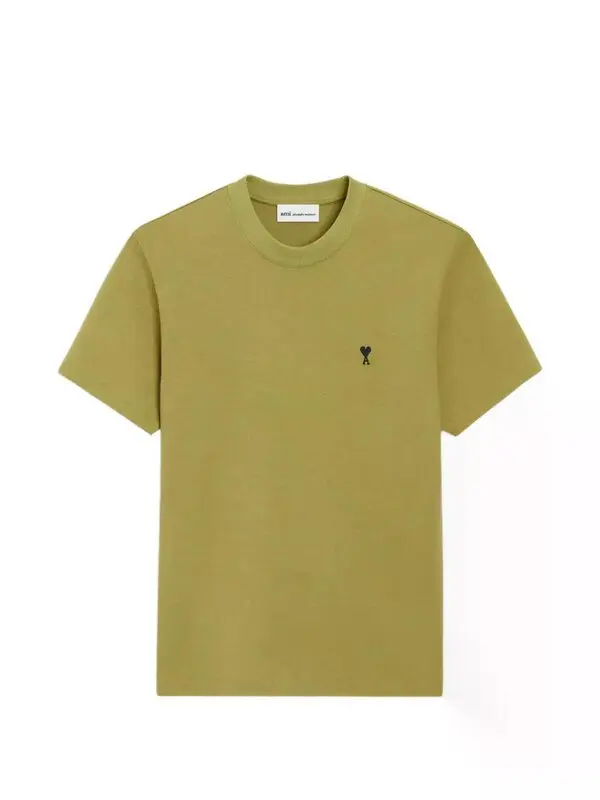 AMI Paris Crew-neck T-shirt With Logo