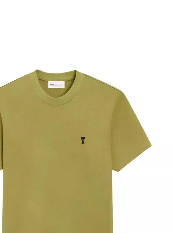 AMI Paris Crew-neck T-shirt With Logo
