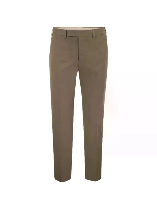 PT TORINO Textured Trousers - Brown