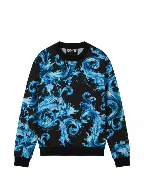 Versace Printed Sweatshirt - Black