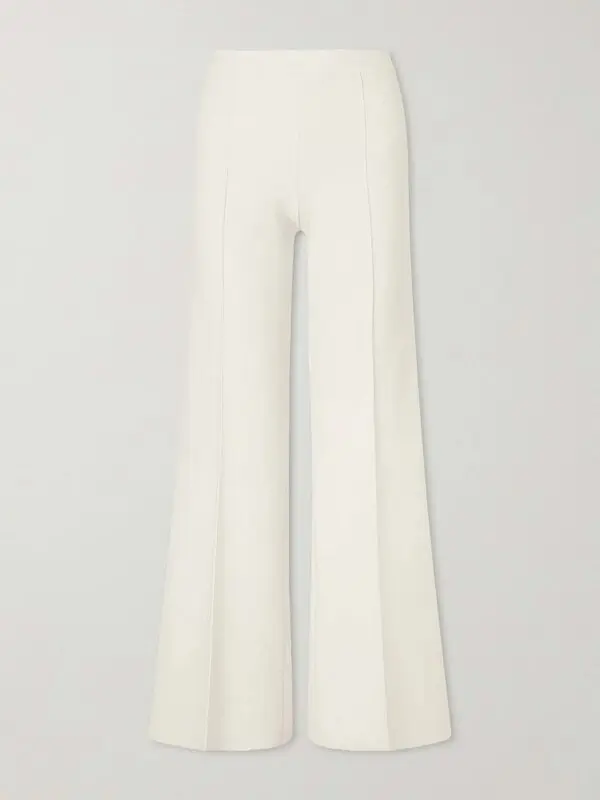 HIGH SPORT Willa Stretch Cotton-blend Wide-leg Pants