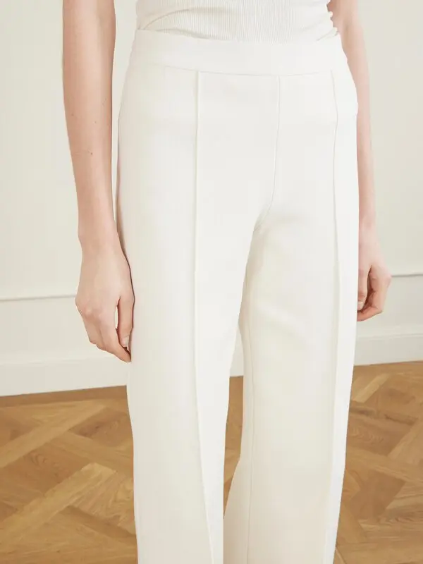 HIGH SPORT Willa Stretch Cotton-blend Wide-leg Pants