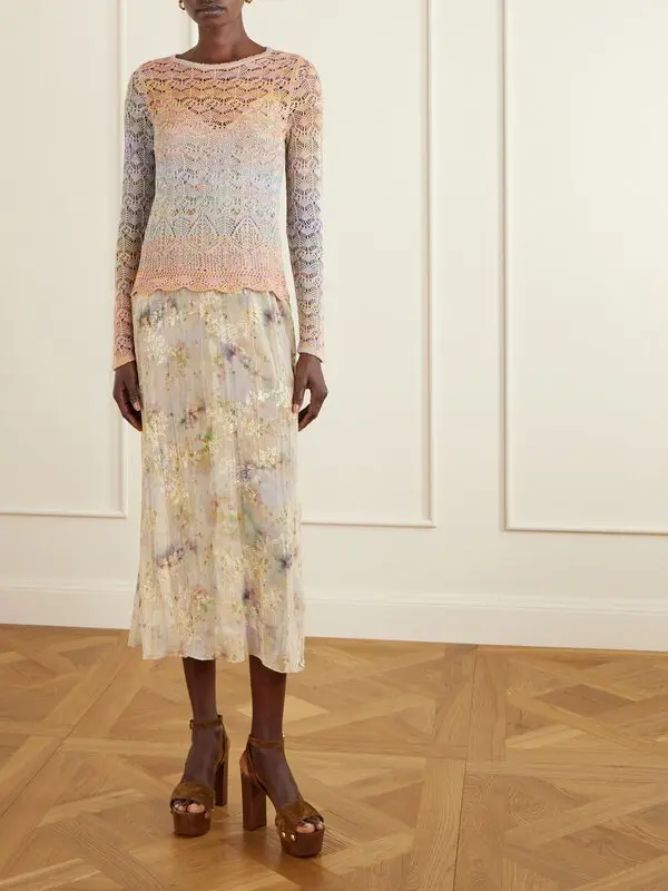 Anna Sui Crocheted T-shirt