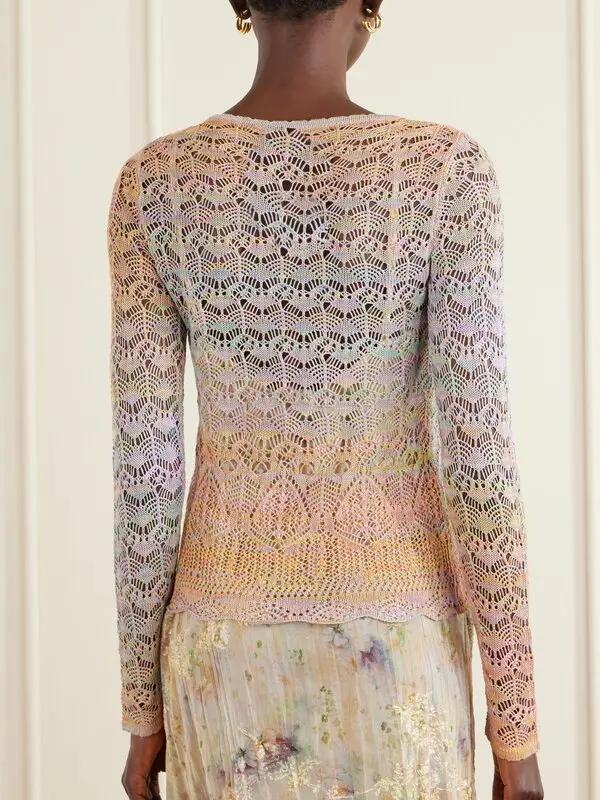Anna Sui Crocheted T-shirt