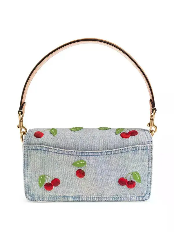 COACH 26 Tabby Shoulder Bag With Cherry Embellishments - Blue