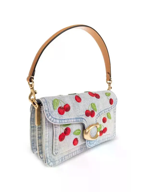 COACH 26 Tabby Shoulder Bag With Cherry Embellishments - Blue