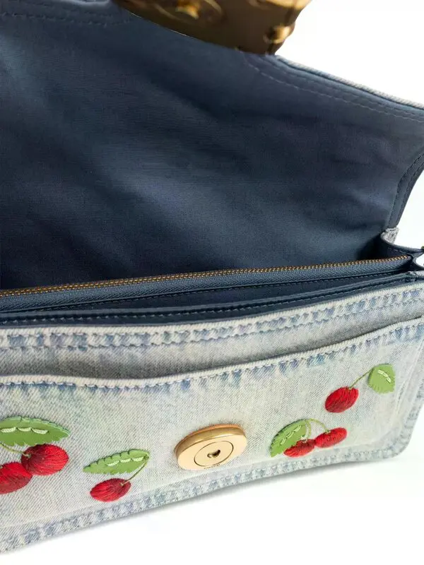 COACH 26 Tabby Shoulder Bag With Cherry Embellishments - Blue
