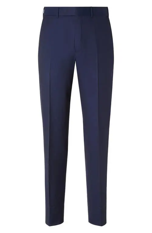 Zegna Centoventimila Wool Pants - Dark Blue