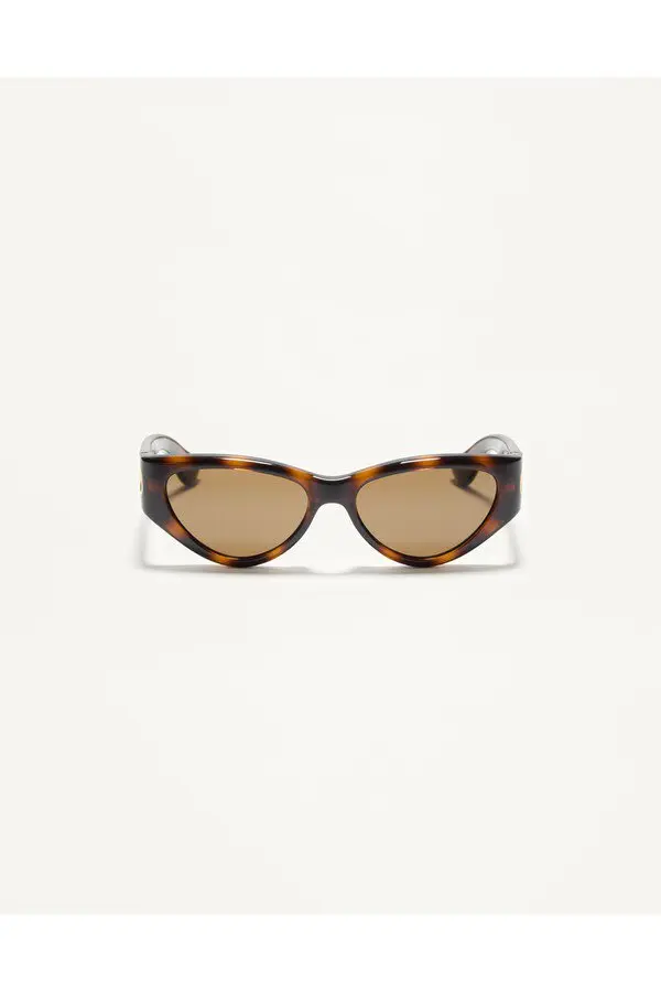 Valentino Garavani Cat-eye Acetate Eyewear - Brown