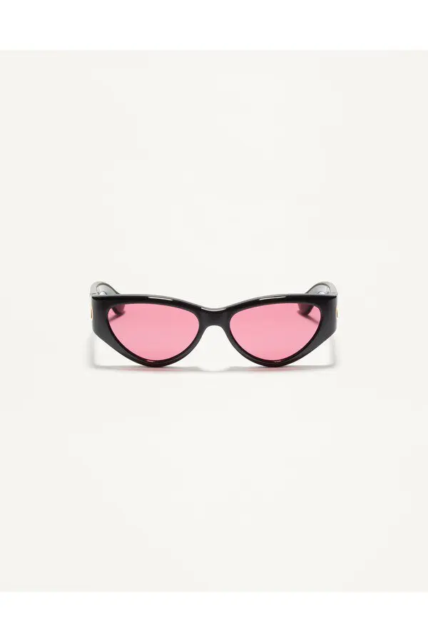 Valentino Garavani Cat-eye Acetate Eyewear - Black