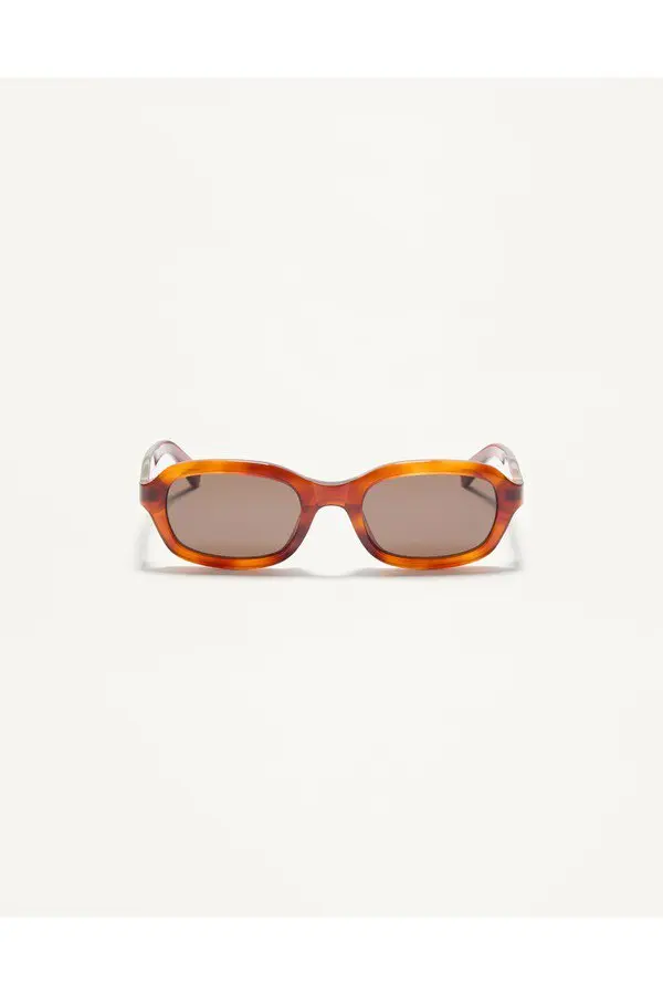 Valentino Garavani Rectangular Acetate Eyewear - Brown