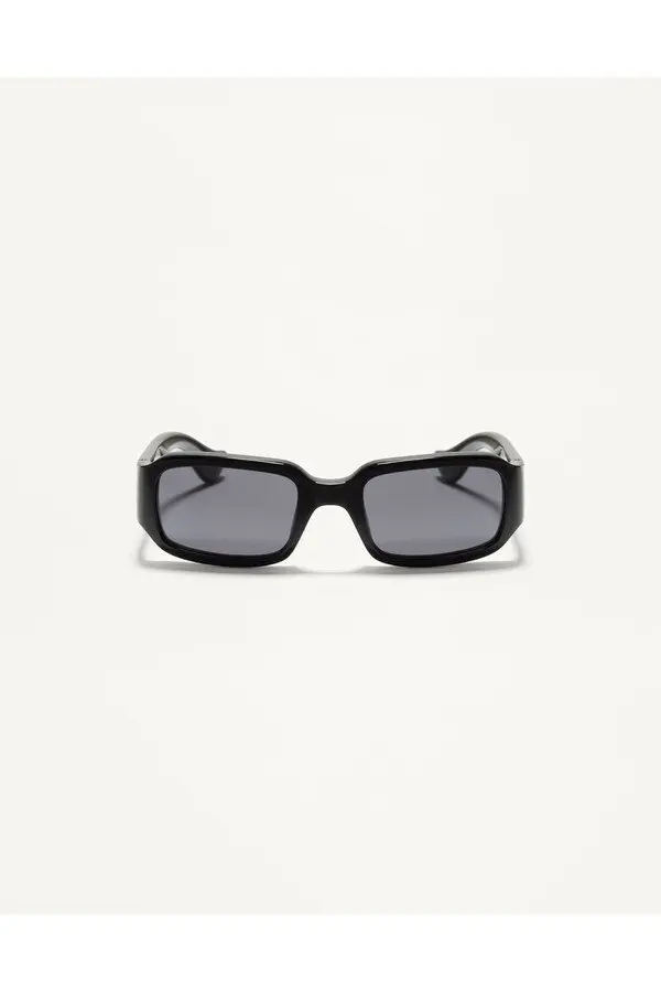 Valentino Garavani Rectangular Acetate Eyewear - Black