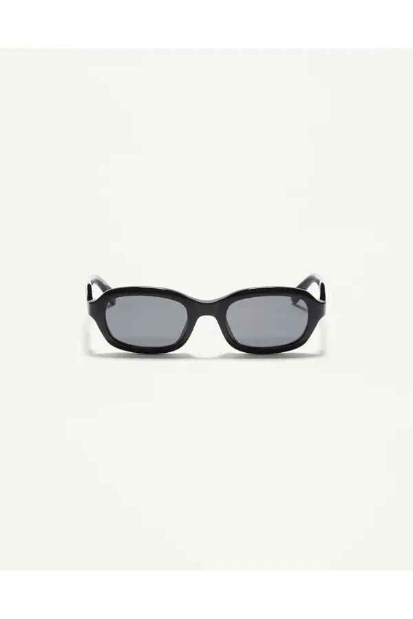 Valentino Garavani Rectangular Acetate Eyewear - Black