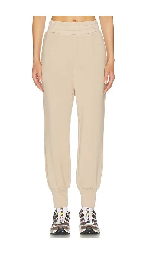 Varley The Slim Cuff Pant In Tan - Light Taupe