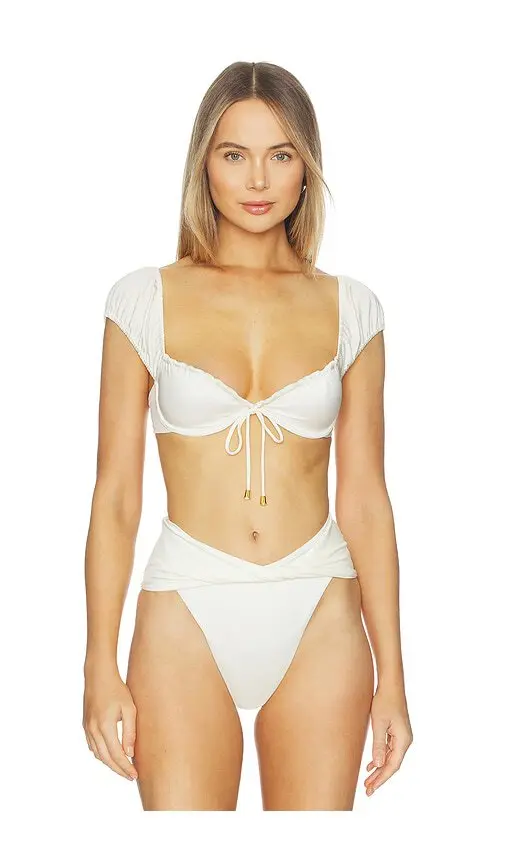 Agua Bendita X Lupita Bikini Top - Ivory