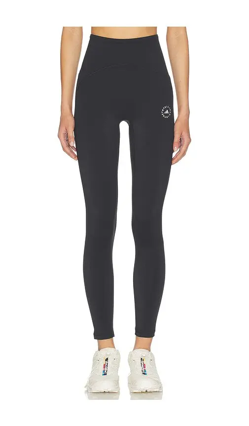 Adidas By Stella McCartney Studio Ruched Legging - Black