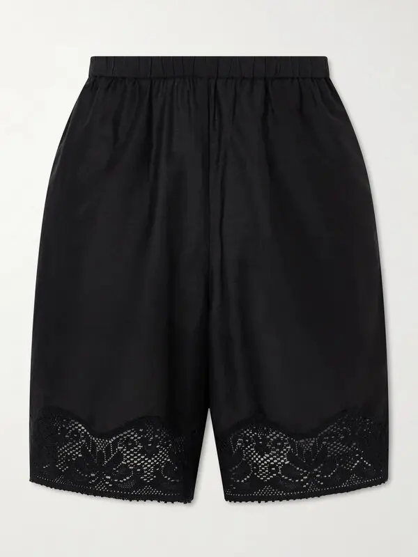 Alix Of Bohemia Tillie Prima Straight-leg Shorts - Black