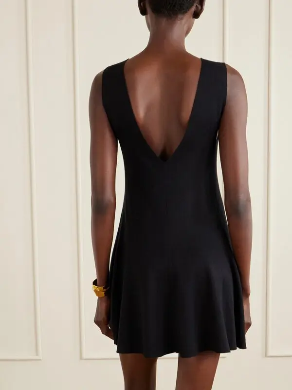Arch4 Cotton, Silk, And Cashmere Mini Dress