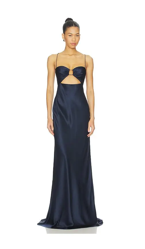 THE SEI Cut Out Bias Gown - Space