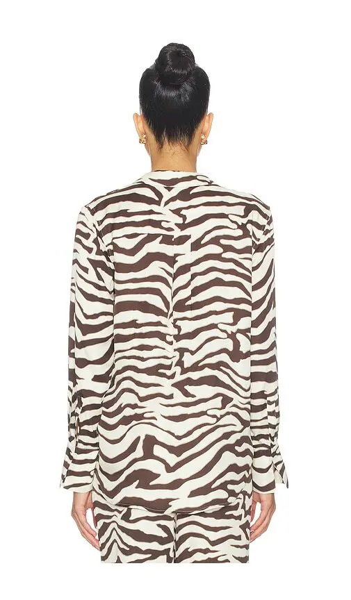 Rails Saige Top - Espresso Zebra