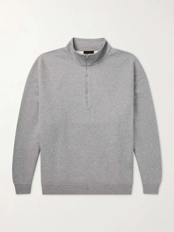 Canada Goose Rove Half-zip Cotton-jersey Sweater