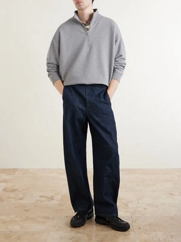 Canada Goose Rove Half-zip Cotton-jersey Sweater