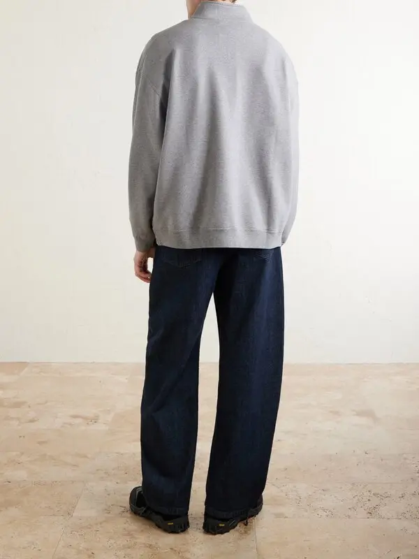 Canada Goose Rove Half-zip Cotton-jersey Sweater