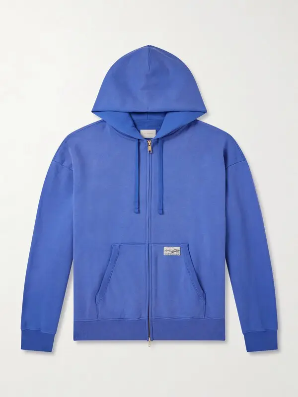 Aimé Leon Dore Cotton-jersey Zip-up Hoodie