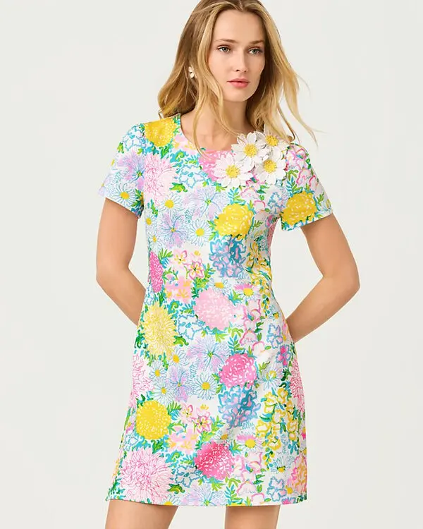 LILLY PULITZER Skirted Romper - Multi Lilly Garden