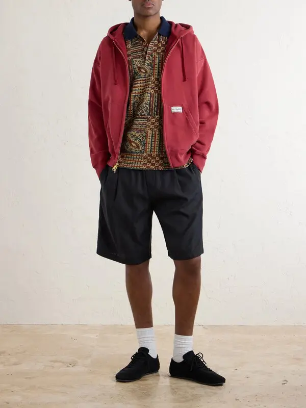 Aimé Leon Dore Cotton-jersey Zip-up Hoodie