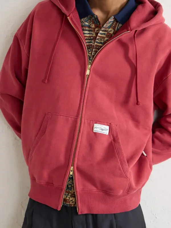 Aimé Leon Dore Cotton-jersey Zip-up Hoodie