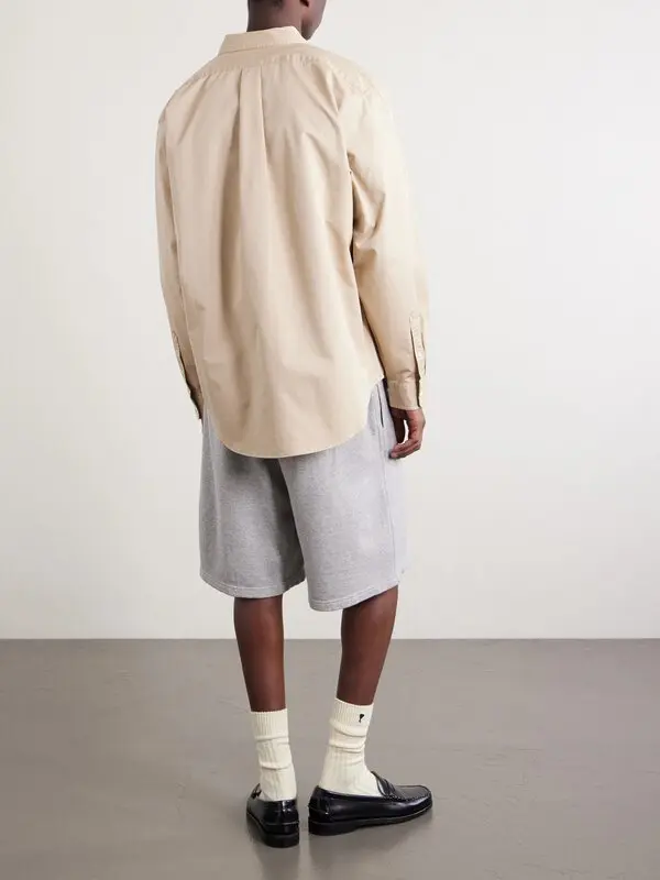 Aimé Leon Dore Logo-embroidered Cotton Shirt