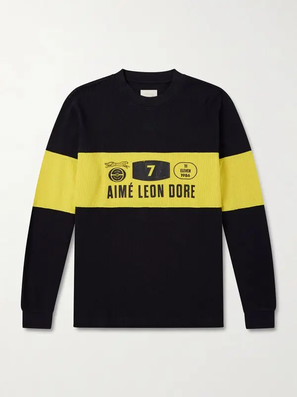 Aimé Leon Dore Rally Logo-print Cotton Sweater