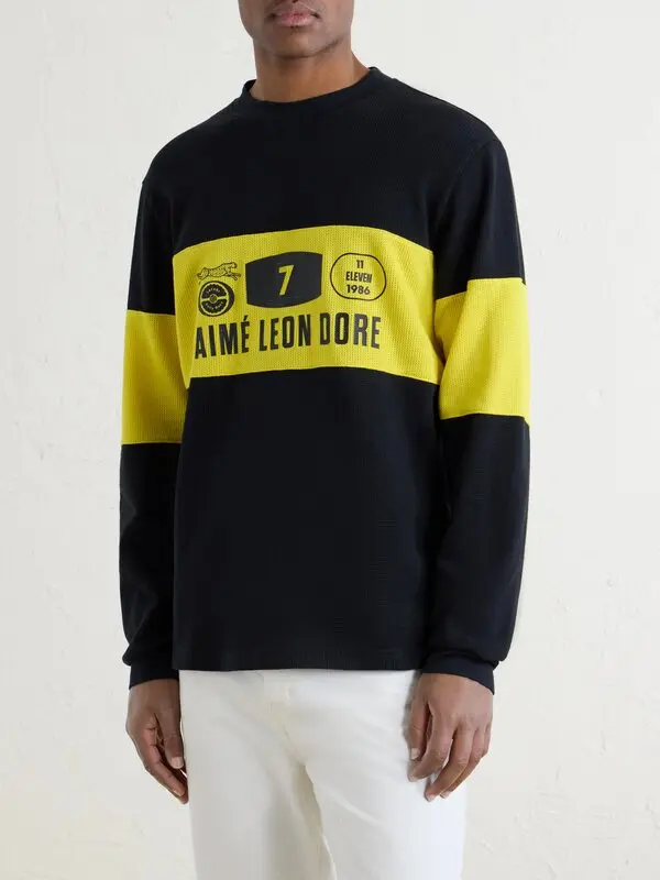 Aimé Leon Dore Rally Logo-print Cotton Sweater