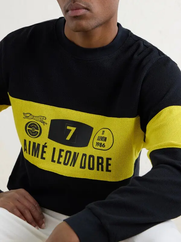 Aimé Leon Dore Rally Logo-print Cotton Sweater