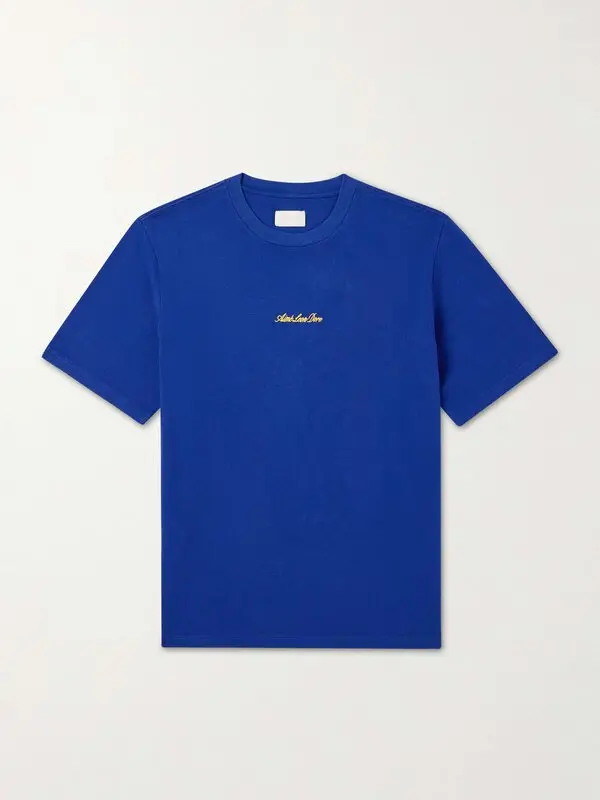 Aimé Leon Dore Logo-embroidered Cotton-jersey T-shirt