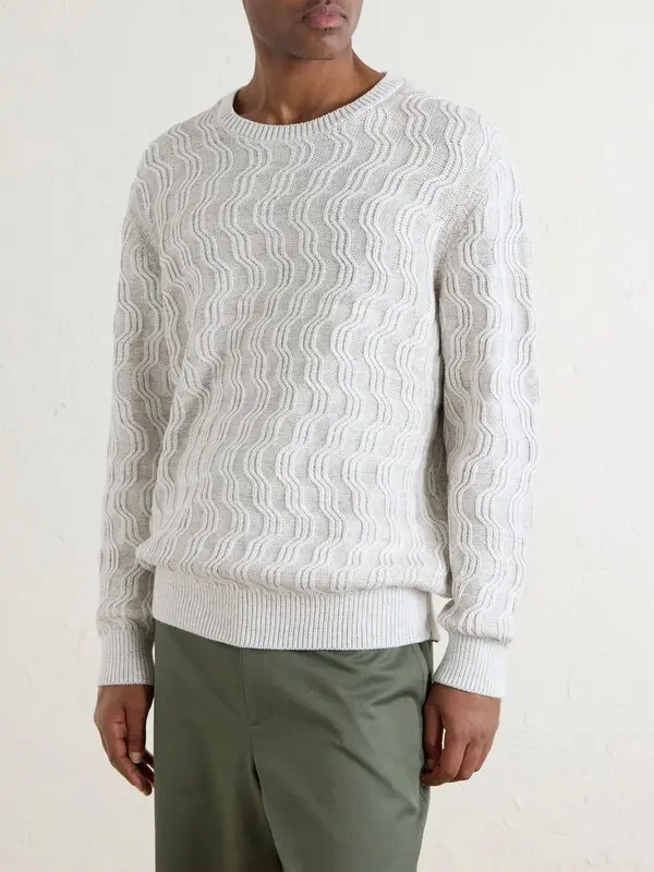 Aimé Leon Dore Cable-knit Cotton-blend Sweater