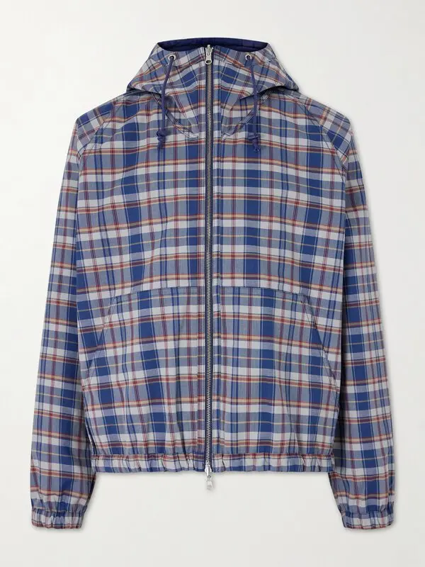 Aimé Leon Dore Reversible Checked Windbreaker Jacket
