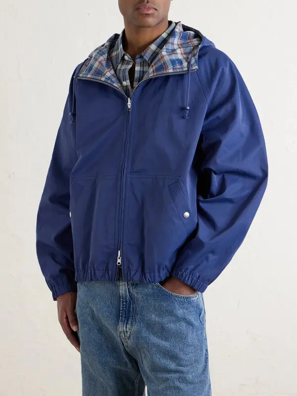 Aimé Leon Dore Reversible Checked Windbreaker Jacket
