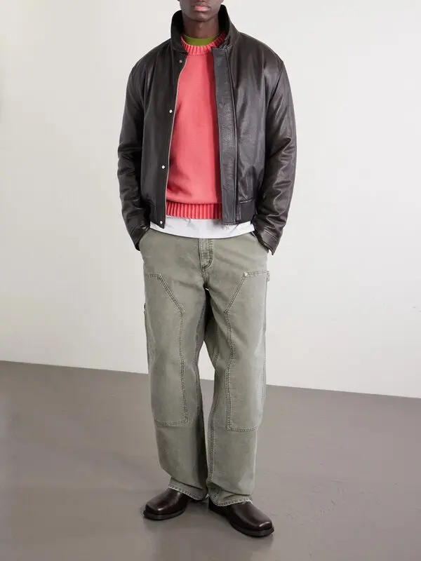 Aimé Leon Dore Cotton Sweater - Red