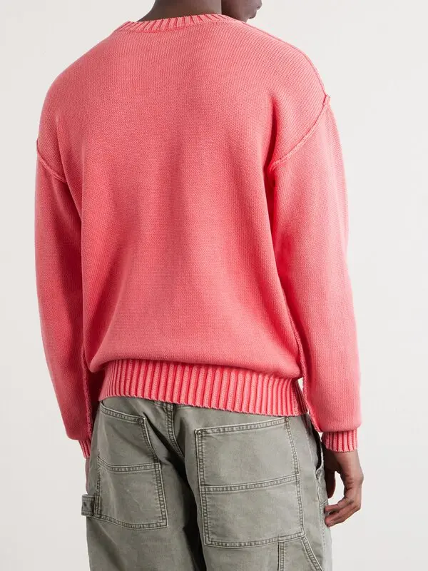 Aimé Leon Dore Cotton Sweater - Red