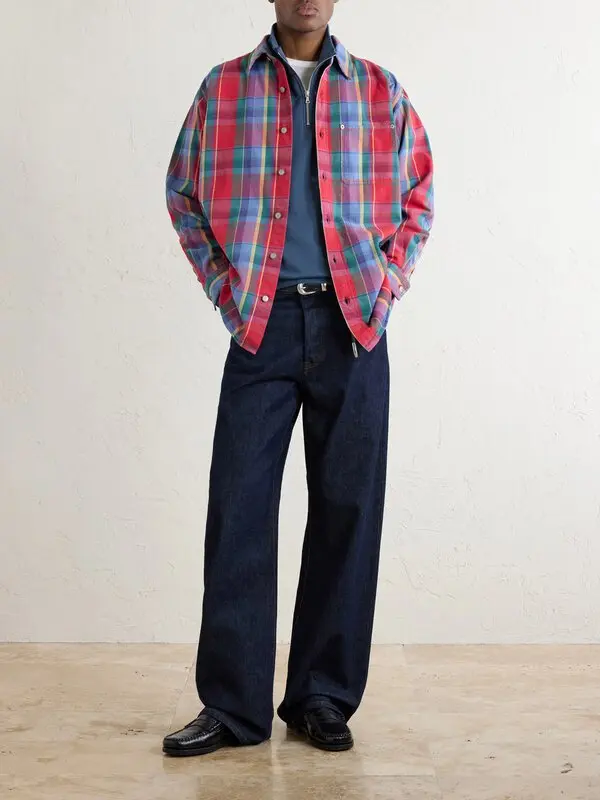 Aimé Leon Dore Checked Cotton-twill Shirt