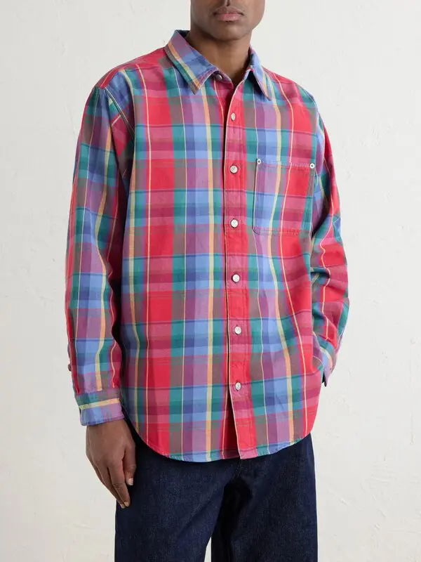 Aimé Leon Dore Checked Cotton-twill Shirt