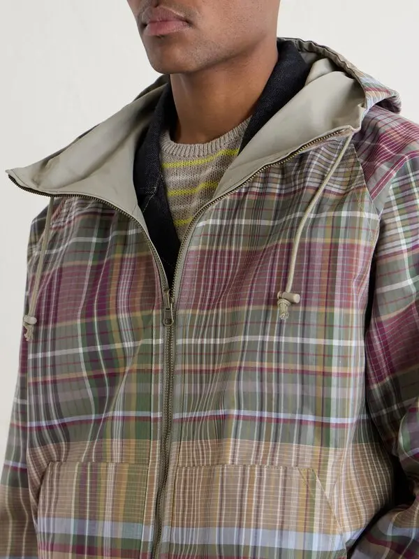 Aimé Leon Dore Reversible Checked Shell Windbreaker Jacket