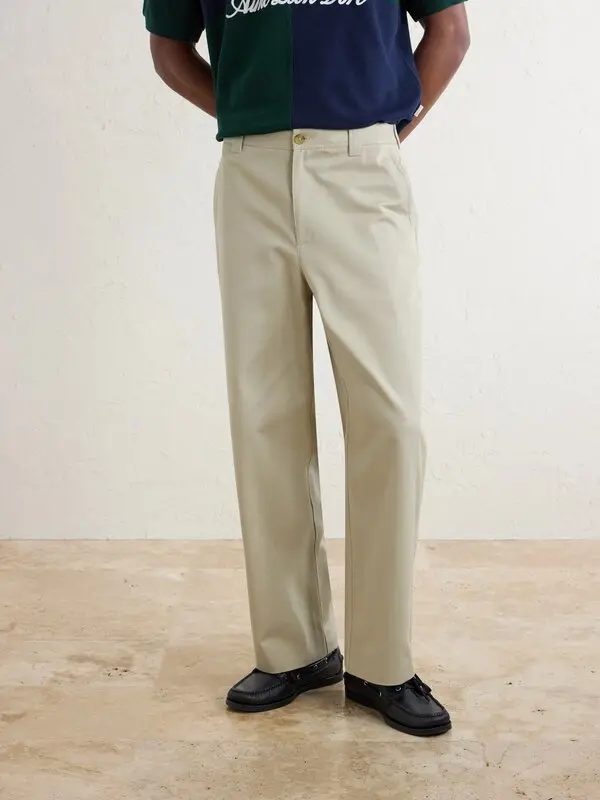 Aimé Leon Dore Straight-leg Cotton-canvas Trousers