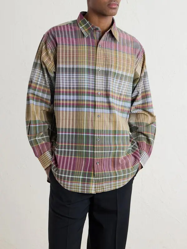 Aimé Leon Dore Checked Cotton Shirt