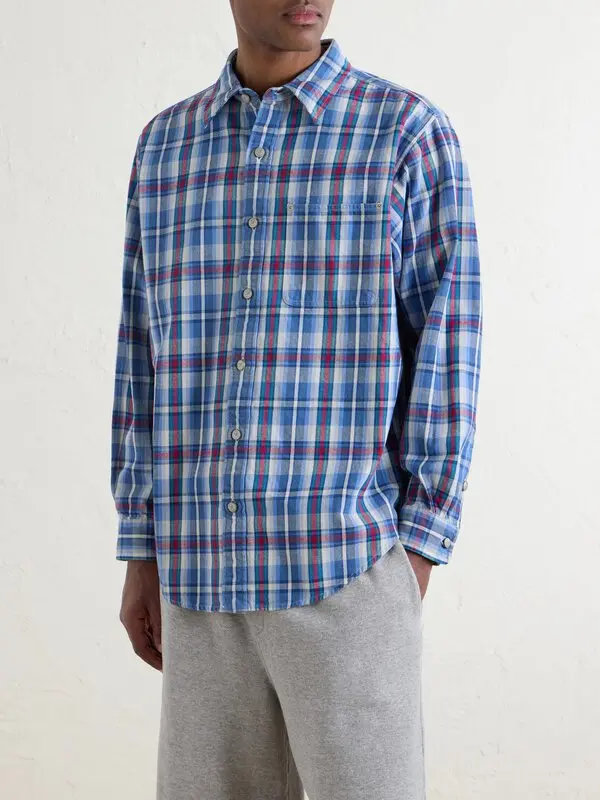 Aimé Leon Dore Checked Cotton-twill Shirt